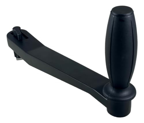Pactrade Marine 10" Length Locking Winch Handle Black Aluminum Alloy ...