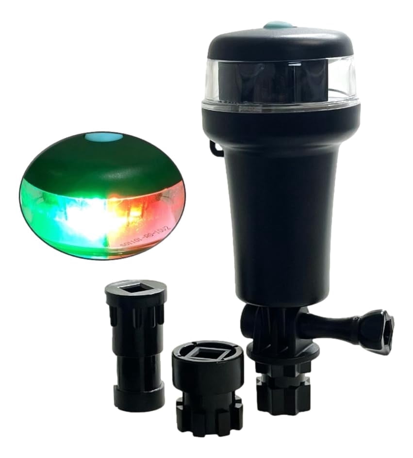 Pactrade Marine Black Housing Navigation Light Multiple Adapters ...