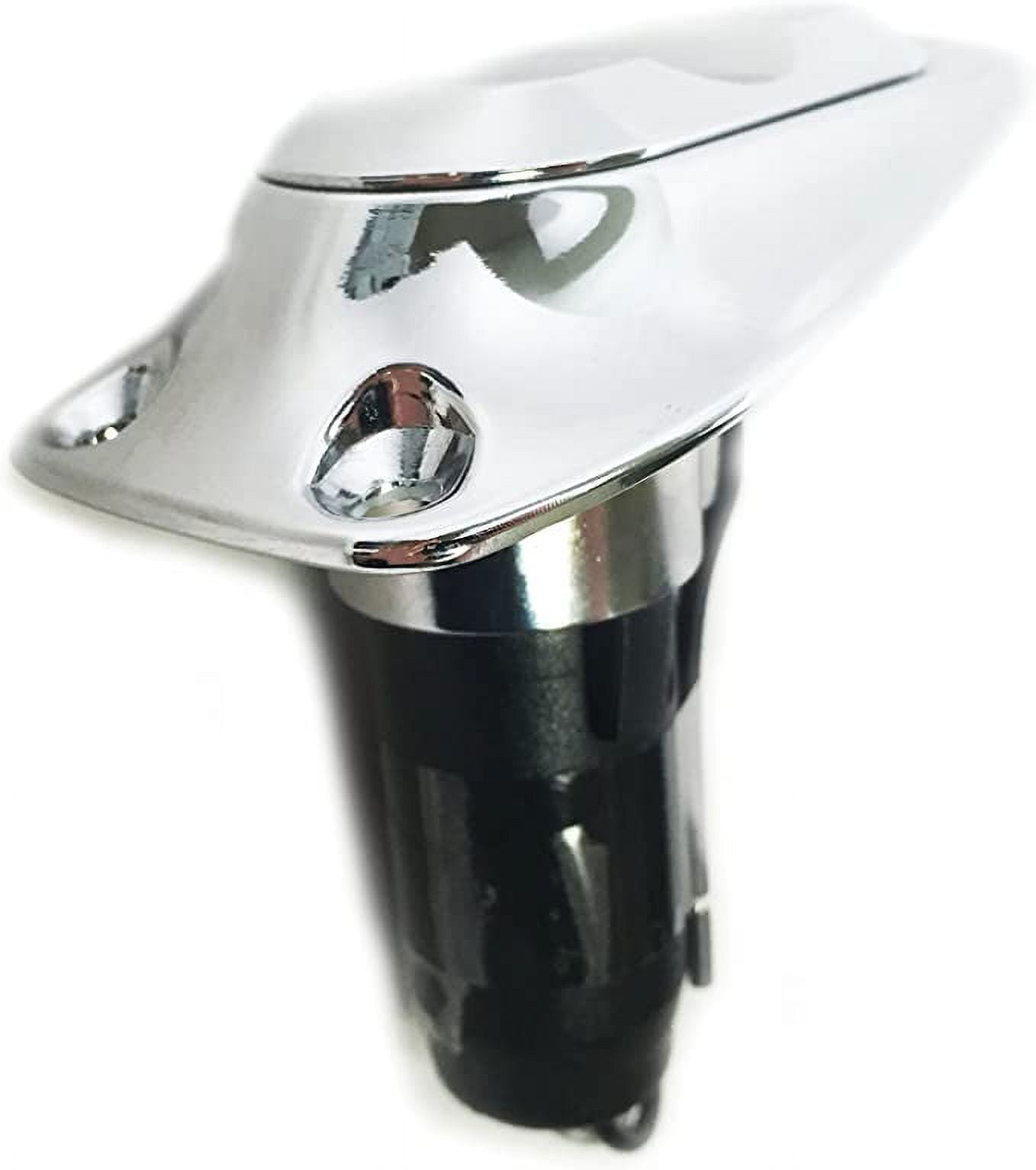 Pactrade Marine Boat 2-Prong Chrome Stern Light Pole Base Sliding ...