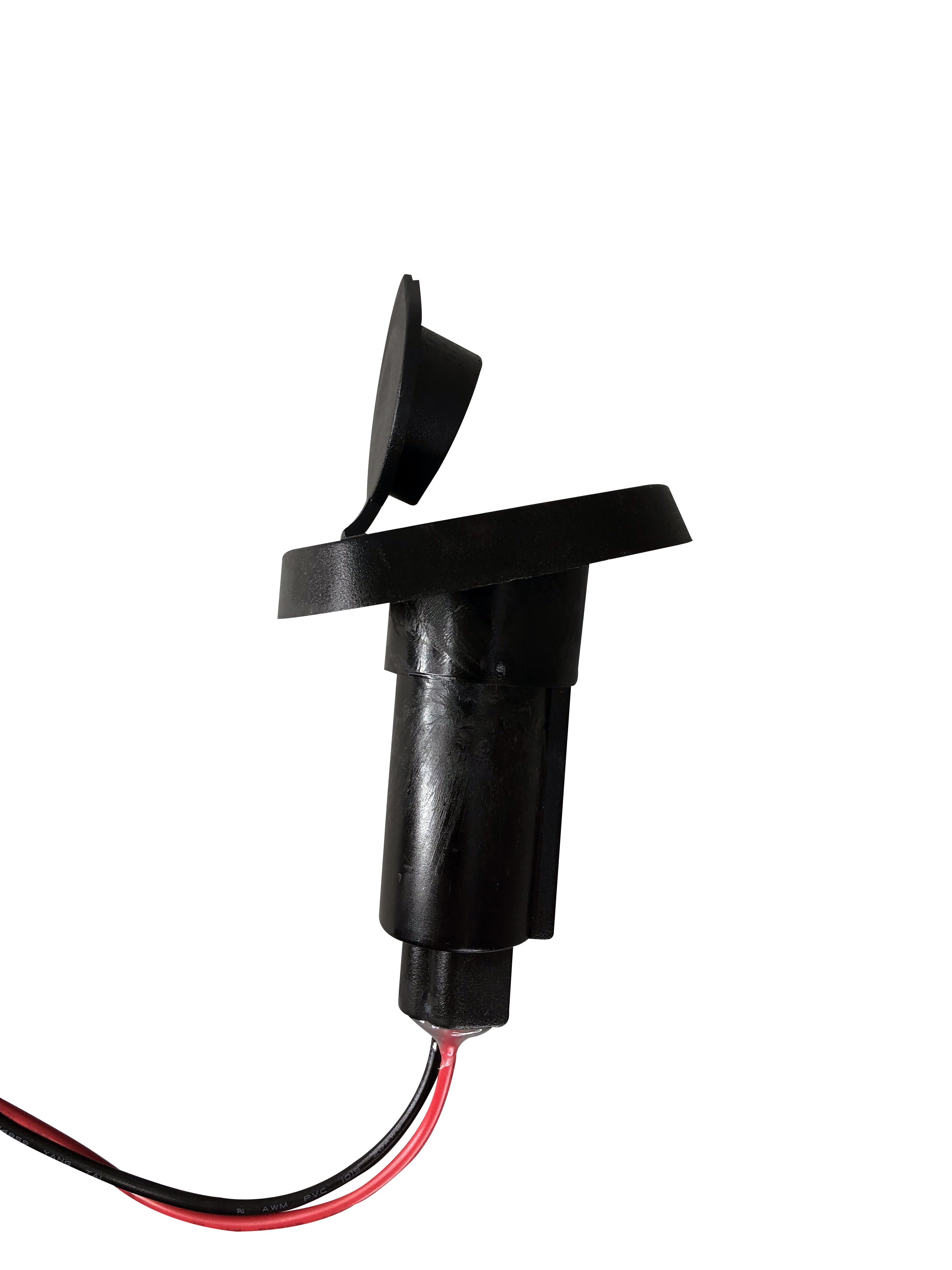 Pactrade Marine Boat 2-Prong Nylon Stern Light Pole Base Black Cover ...