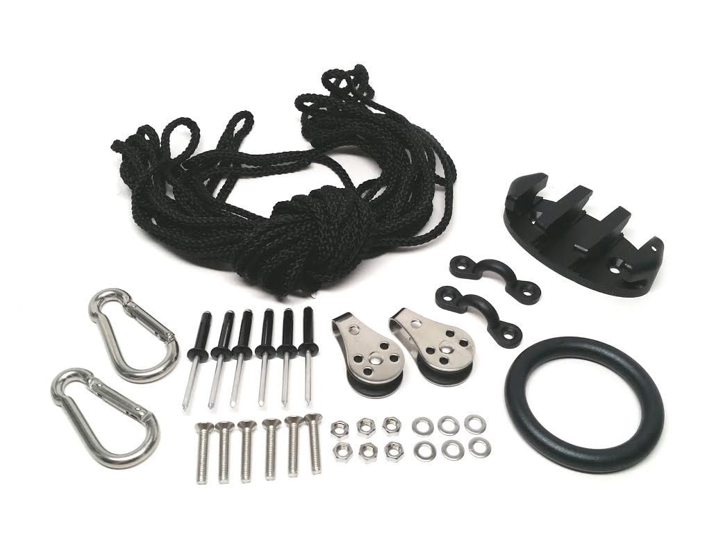 Pactrade Marine Boat Accessories SS316 Pulley Block Kayak Anchor ...