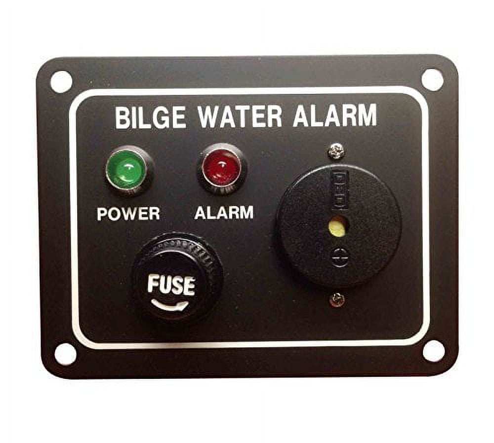 Pactrade Marine Boat Bilge Alarm Pump Switch Aluminum Plate, LED ...