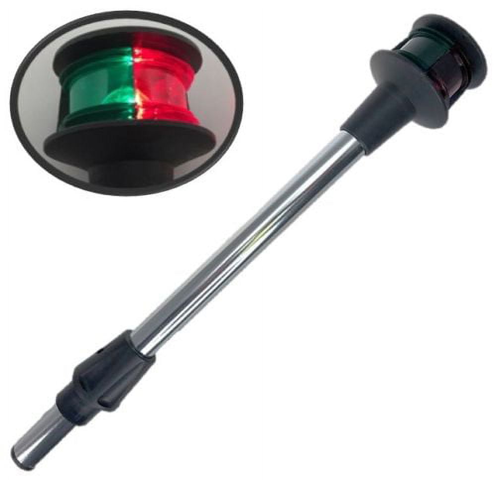 Pactrade Marine Boat LED Green & Red Navigation Bow Light, 12 In ...