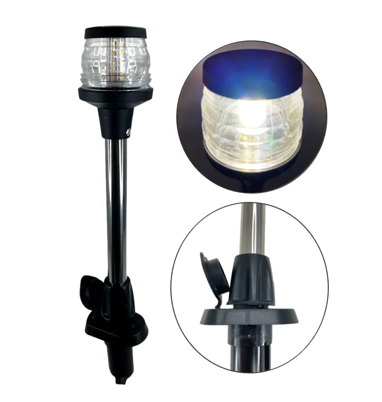 Pactrade Marine Boat LED All Round Anchor Navigation Light Clear Lens ...