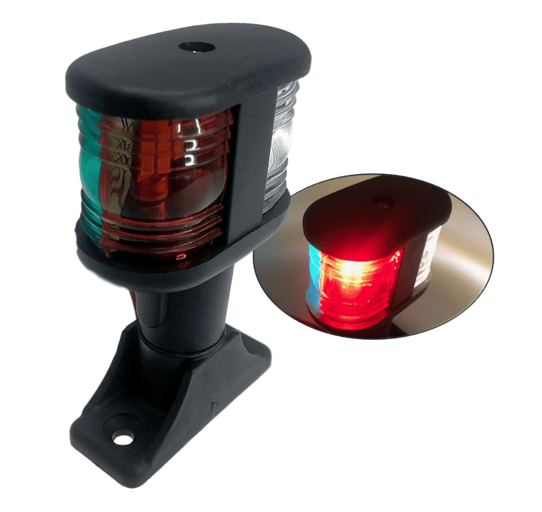 Pactrade Marine Boat Pontoon 4" Bi-Color Navigation Masthead Light LED ...