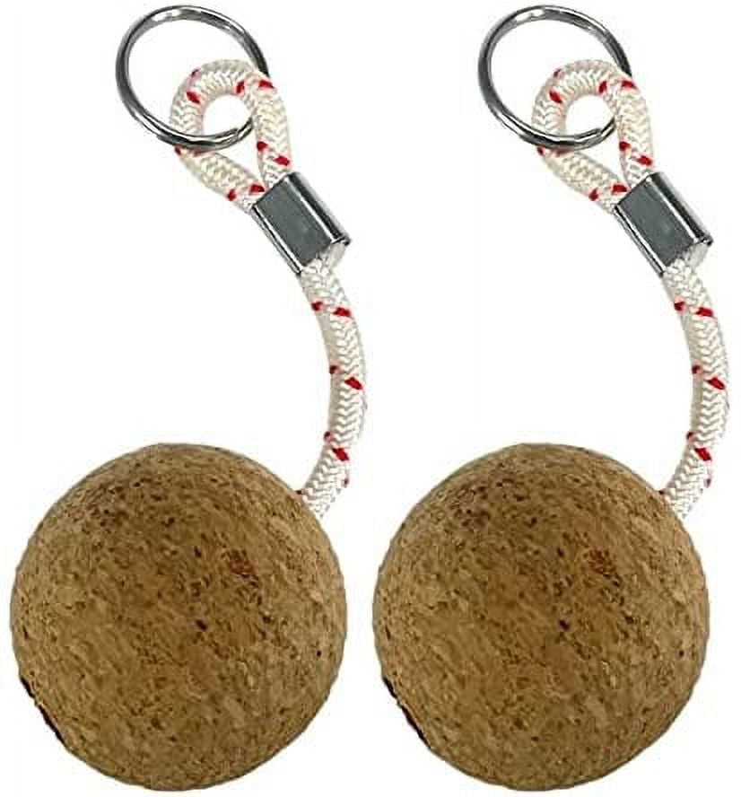 Pactrade Marine Boat Pontoon Kayak Buoyant Brown Cork Wooden Ball Water ...