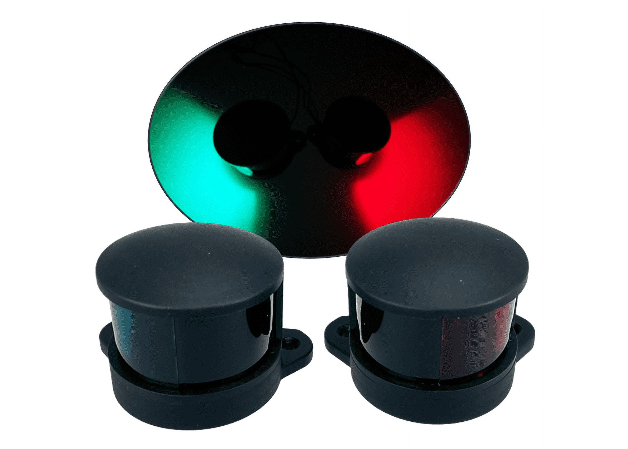 Pactrade Marine Boat Pontoon Pair of Navigation Side Lights Green Red ...