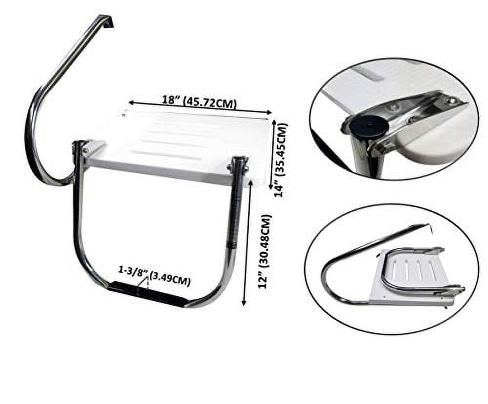 Pactrade Marine Boat Universal Fiberglass Swim Platform Under Mount ...