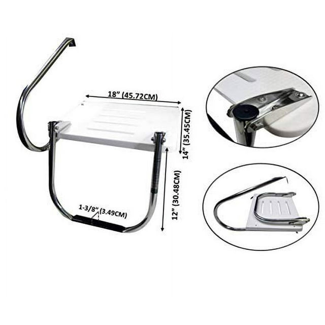 Pactrade Marine Boat Universal Fiberglass Swim Platform Under Mount ...