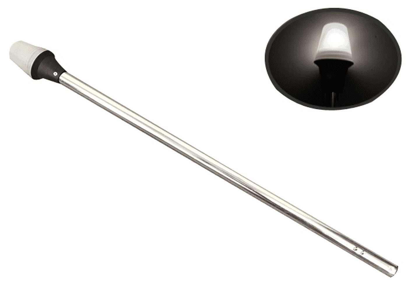 "Pactrade Marine 24"" All-Round Stern Light, Warm White, Aluminum Pole ...