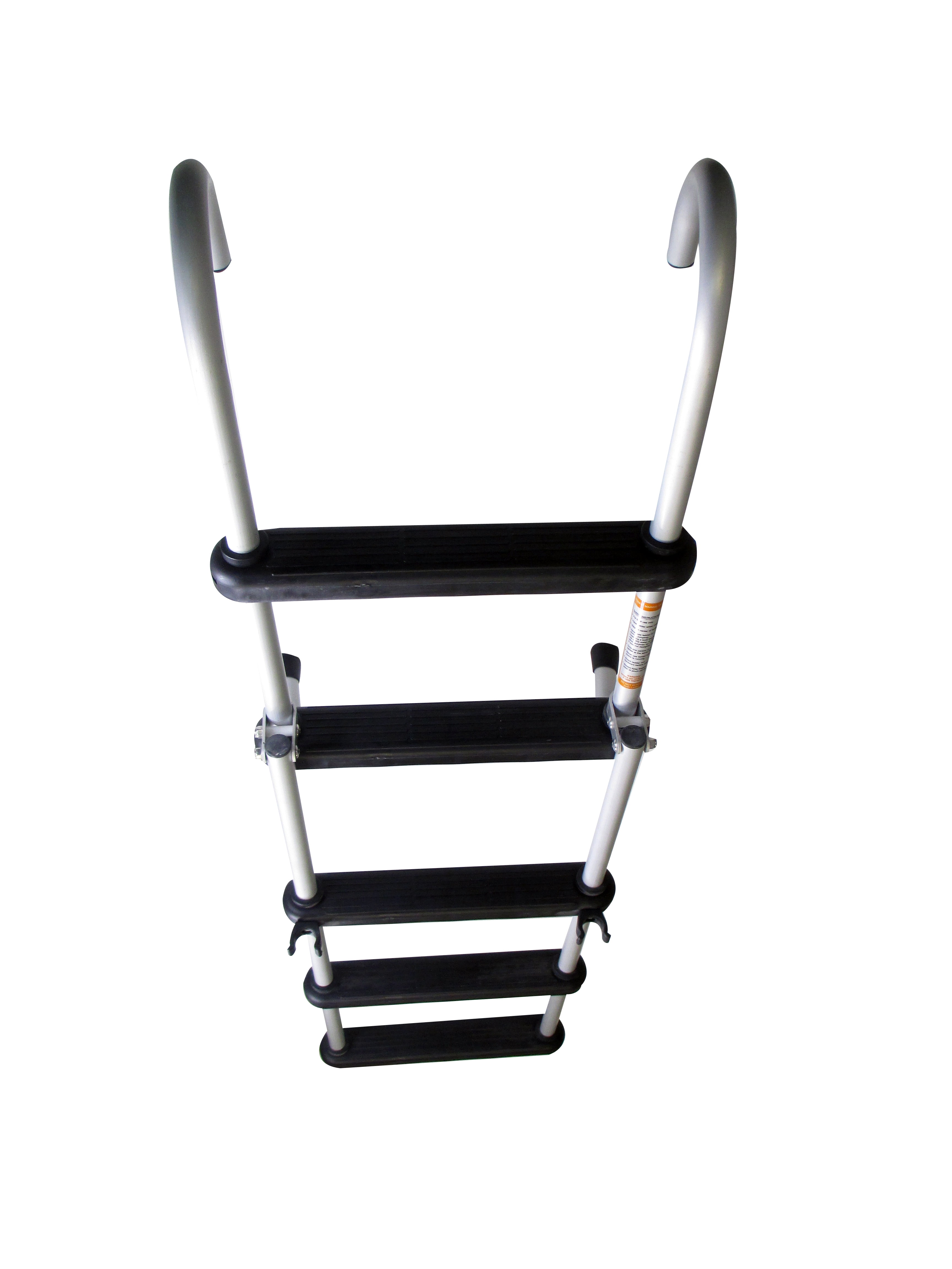 Pactrade Marine Portable Folding 5-Step Telescoping Pontoon Boat Ladder ...