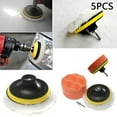 Pad Car Polishing Kit Cleaning Compound Foam Thread Wheel Auto Buffing ...