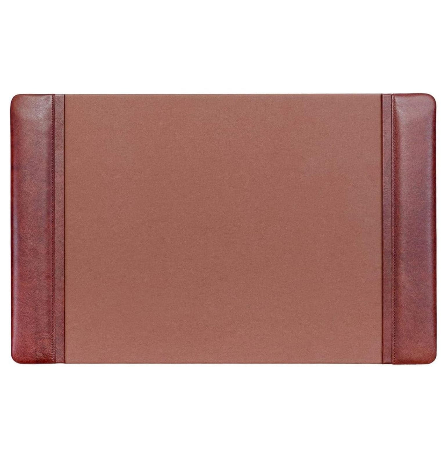 Pad with Side Rails Luxury Leather Desk Blotter for Writing, 22" x 14 ...