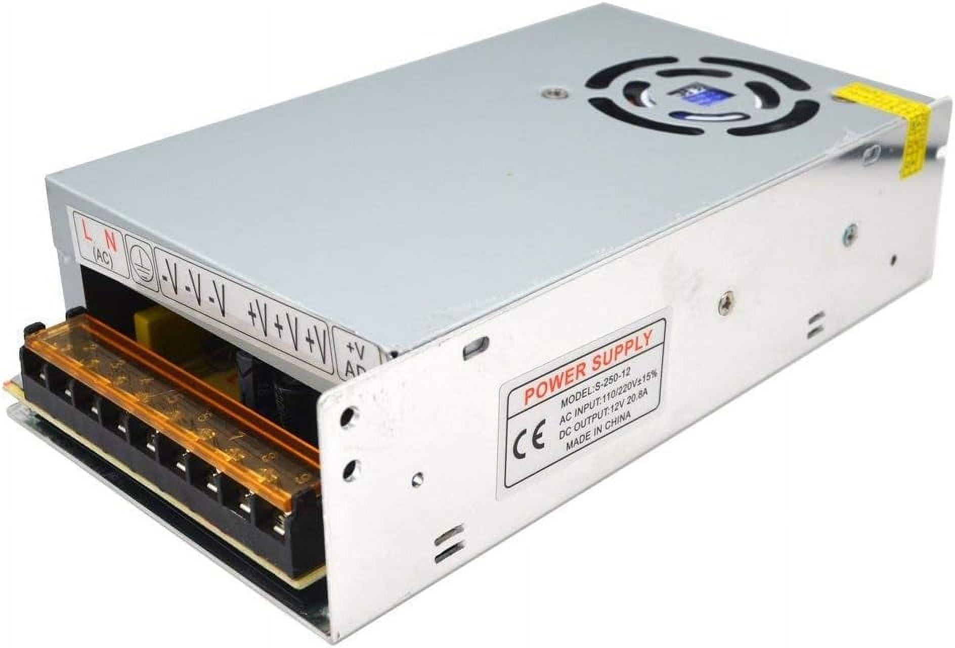 Padarsey 110/220V to DC 12V 10A 120W Switch Power Supply Driver Power ...