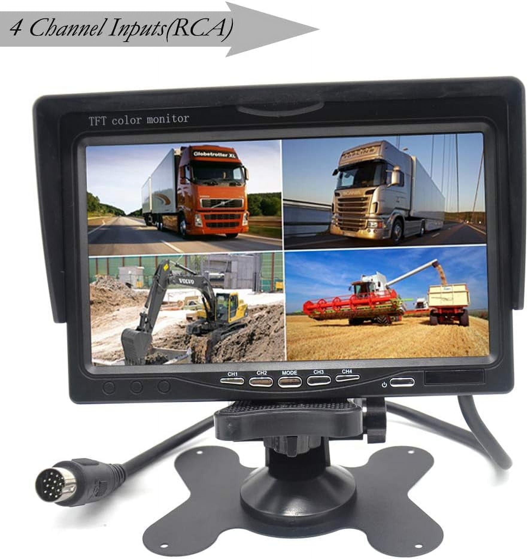 Free Shipping! Padarsey 7" TFT LCD Car Rearview Quad Split Monitor ...
