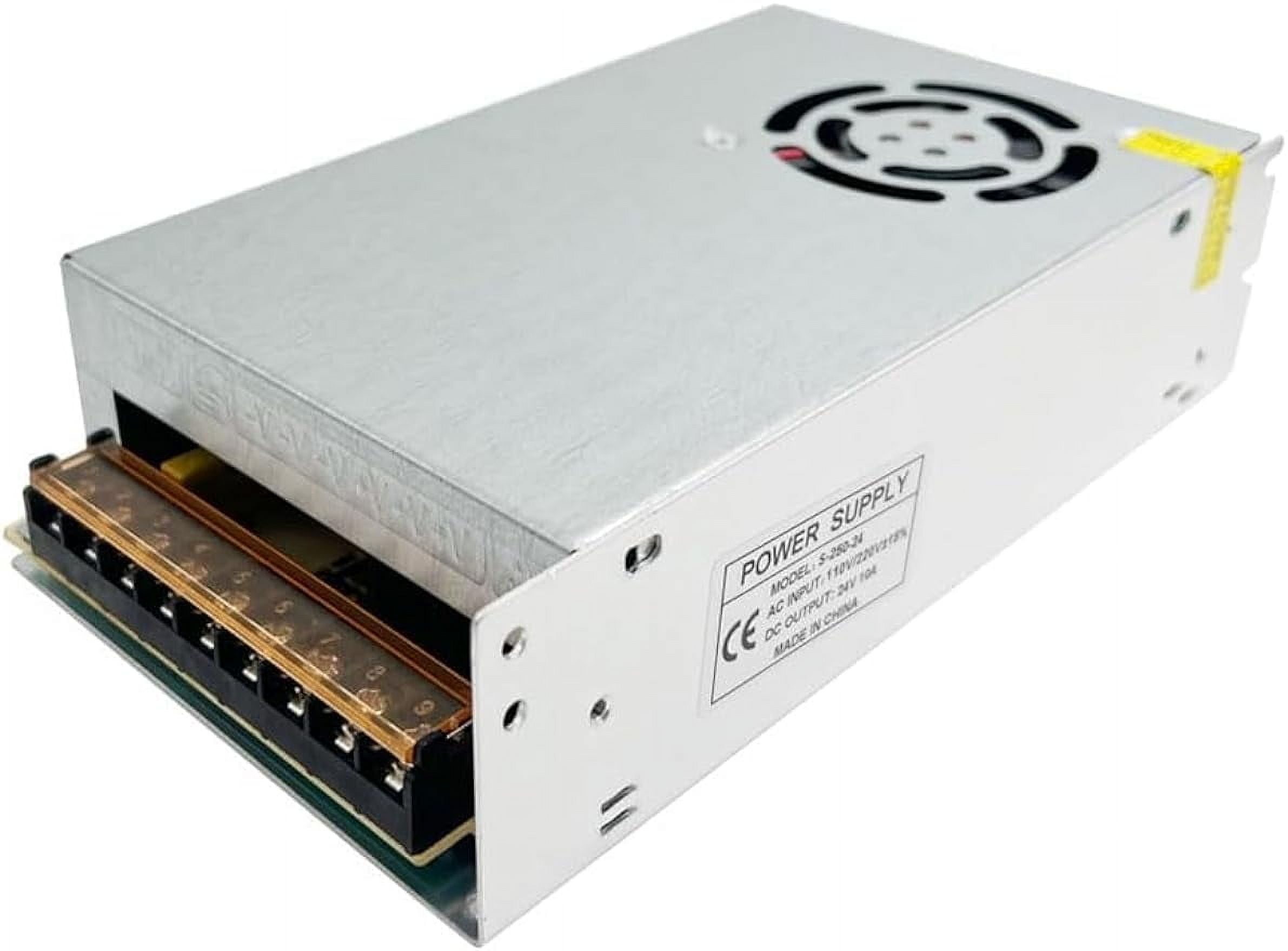 Padarsey DC 24V 10A 240W Power Supply Adapter Transformer Switch AC ...