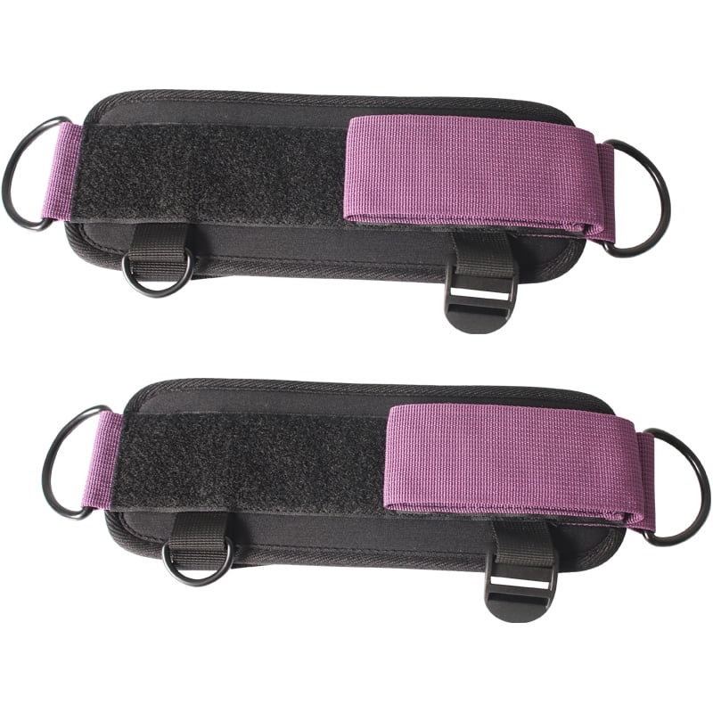 Padded Ankle Strap Fitness Machine, D-Ring, Leg, Butt, Cuffs Exercises ...