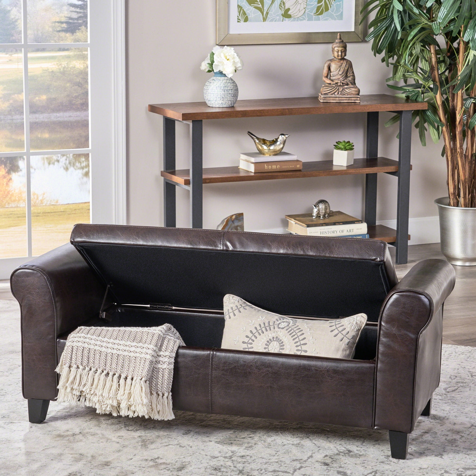 Padded Arms and Plush Design - Extra Seating for Relaxing Moments ...
