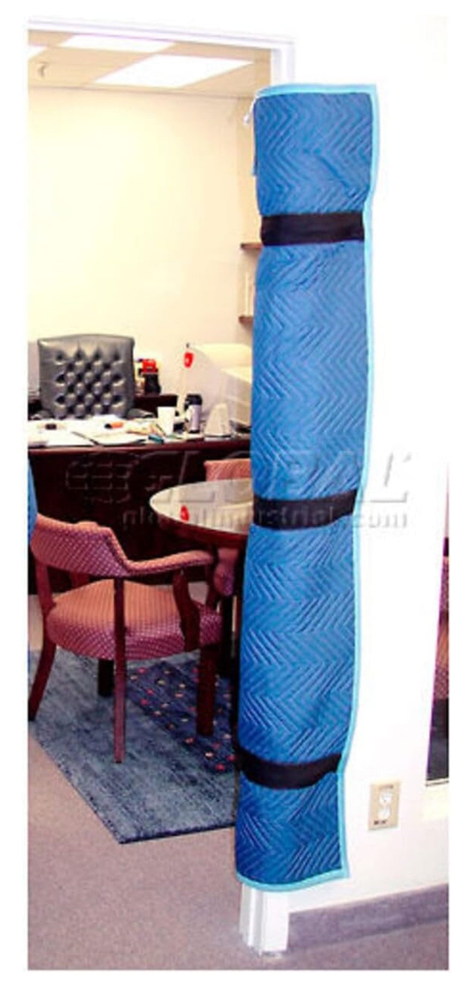 Padded Blue Quilted Fabric Door Jamb Protector - Walmart.com