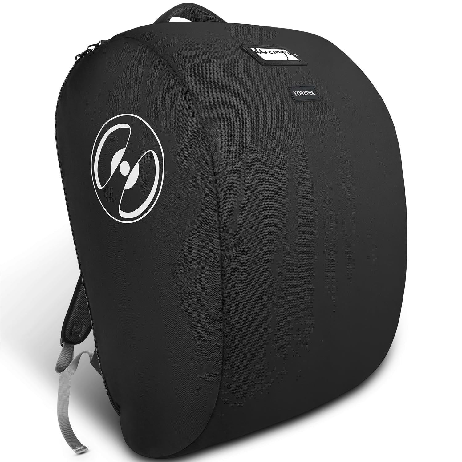 Padded Car Seat Travel Bag for Airplane and Heavy Duty Double Stroller ...