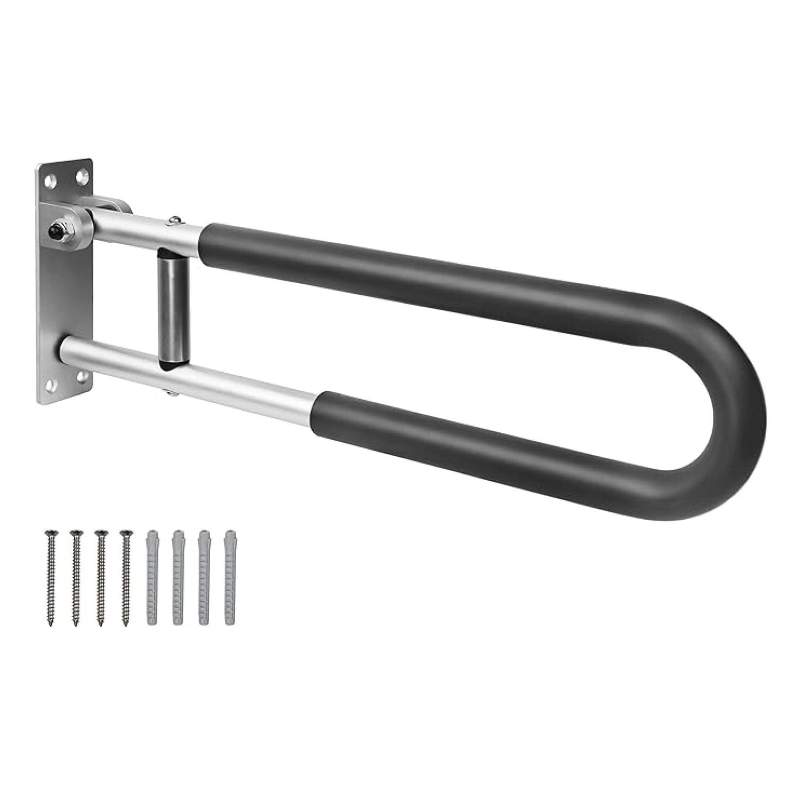 Padded Fold Away Grab Bar for Bathroom 23 Inch (x1 Unit) Disabled -Up ...
