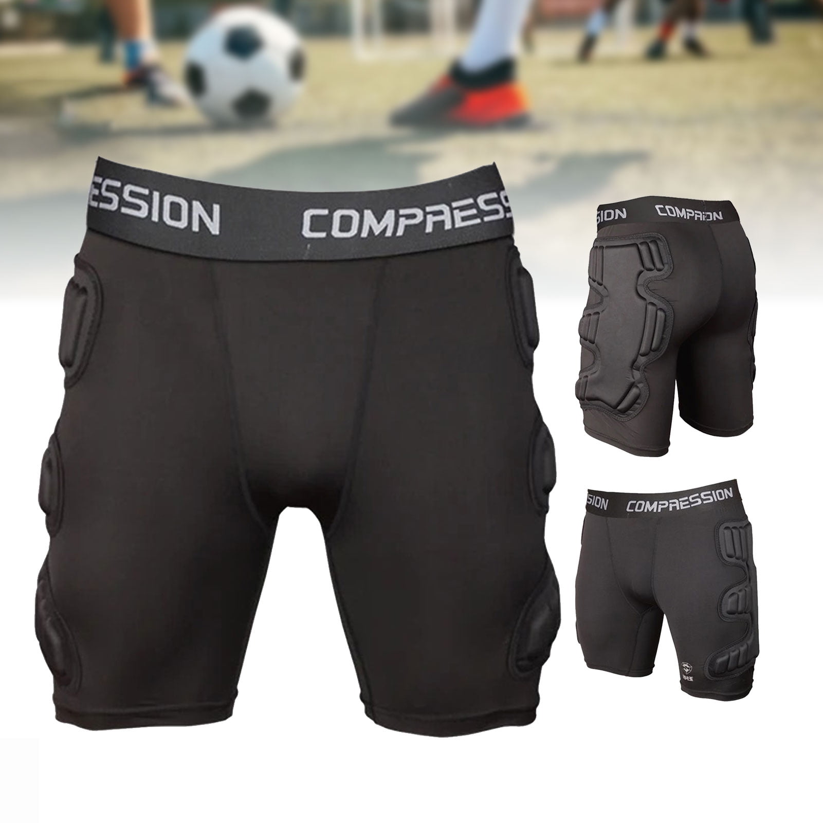 Padded Goalkeeper Shorts, Goalkeeper Uniforms Soccer EVA Thick Sponge ...