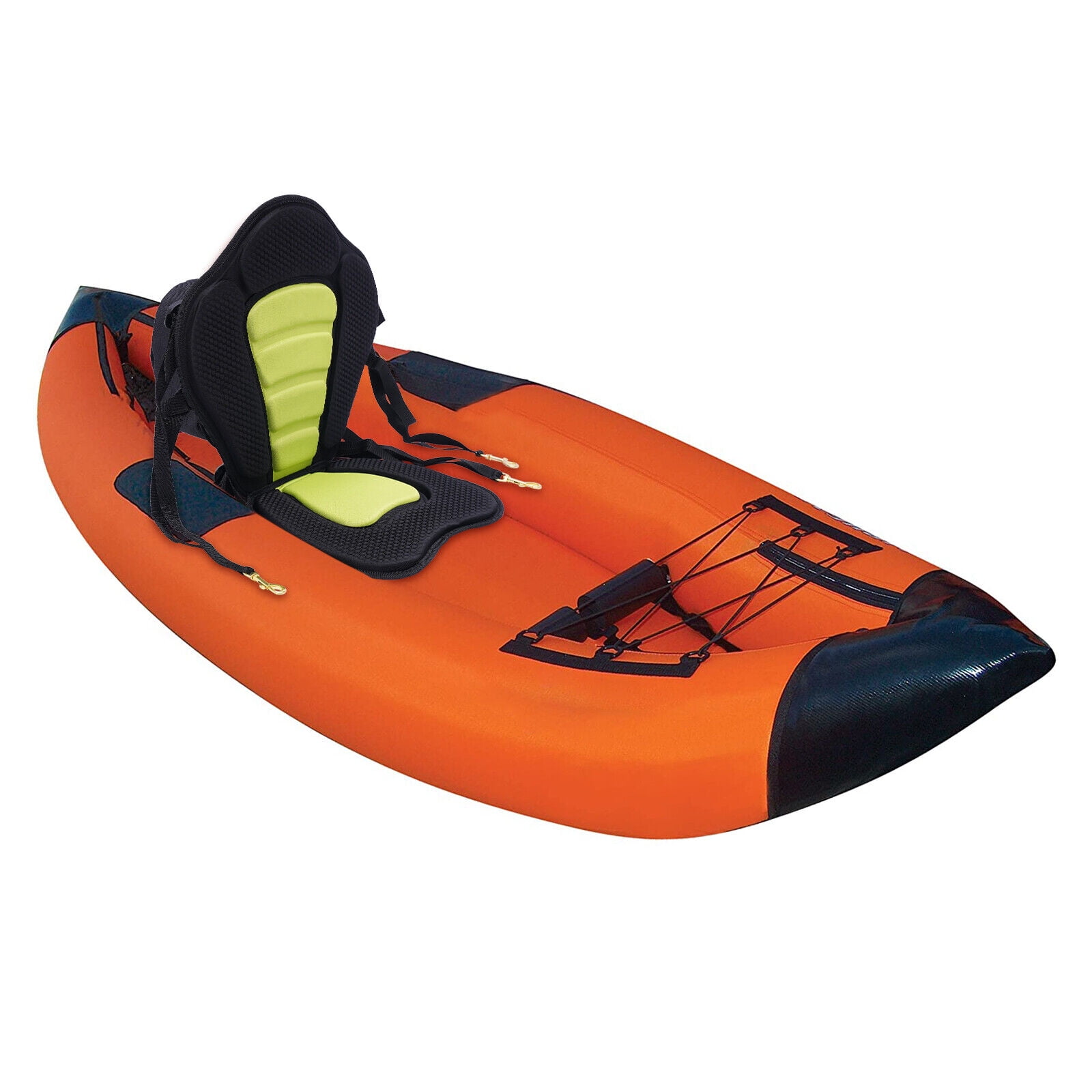 Padded Kayak Seat with Storage Bag, Backrest Adjustable, Fishing Boat ...