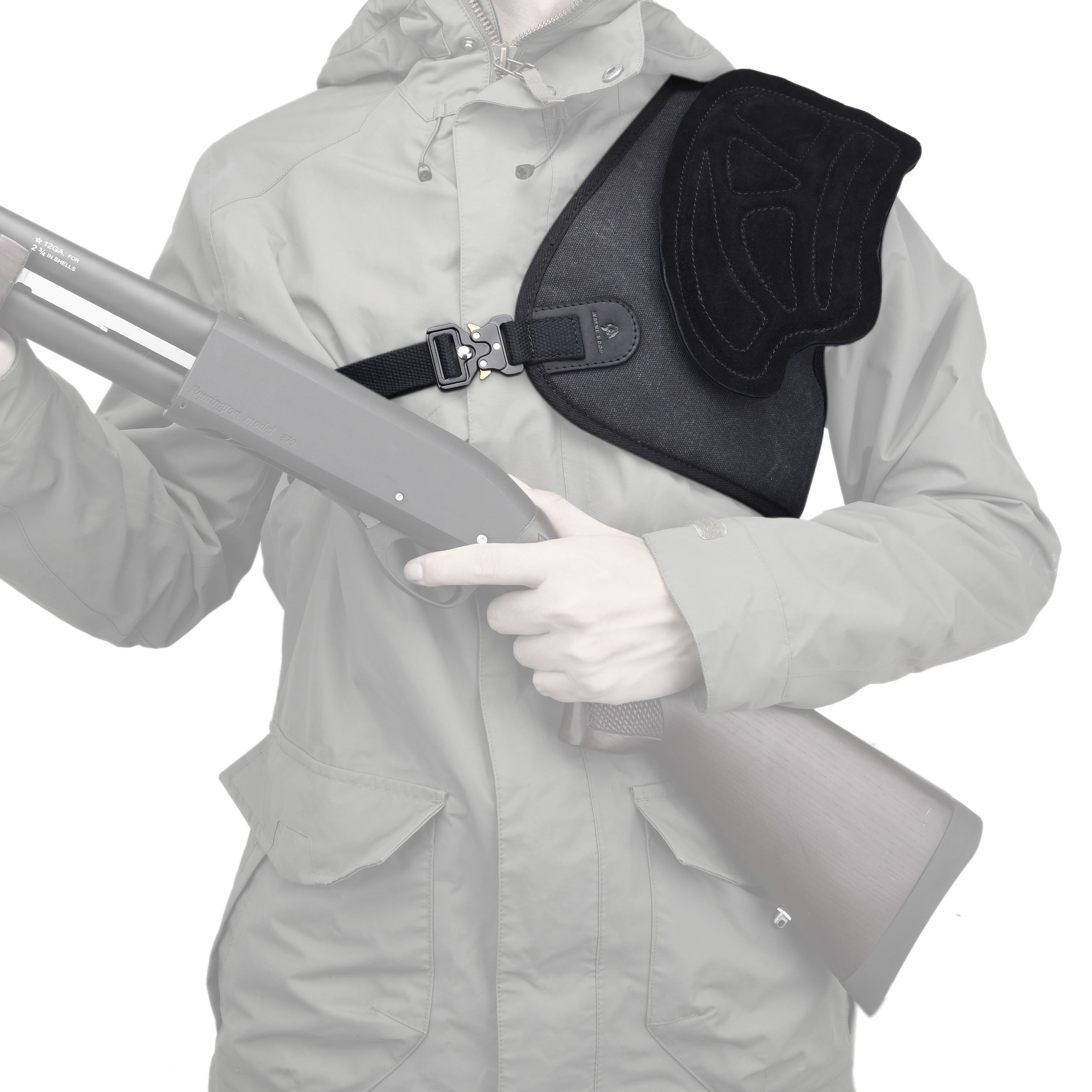 Padded Leather Adjustable Rifle Shotgun Field Shield Leather Archery ...