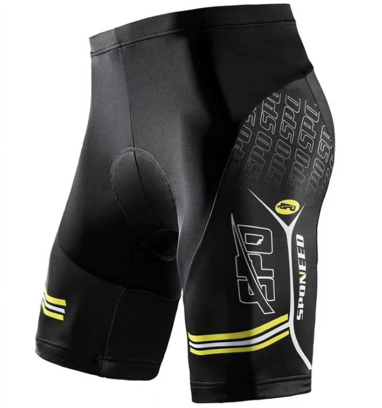 Padded Mens Biker Shorts Mountain Bike Pants Cycling Road Biking Tights ...