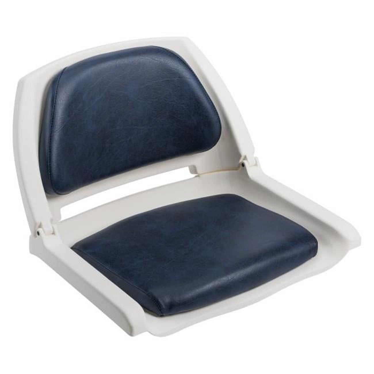 Padded Plastic Fold Down Chair, Navy & White - Walmart.com
