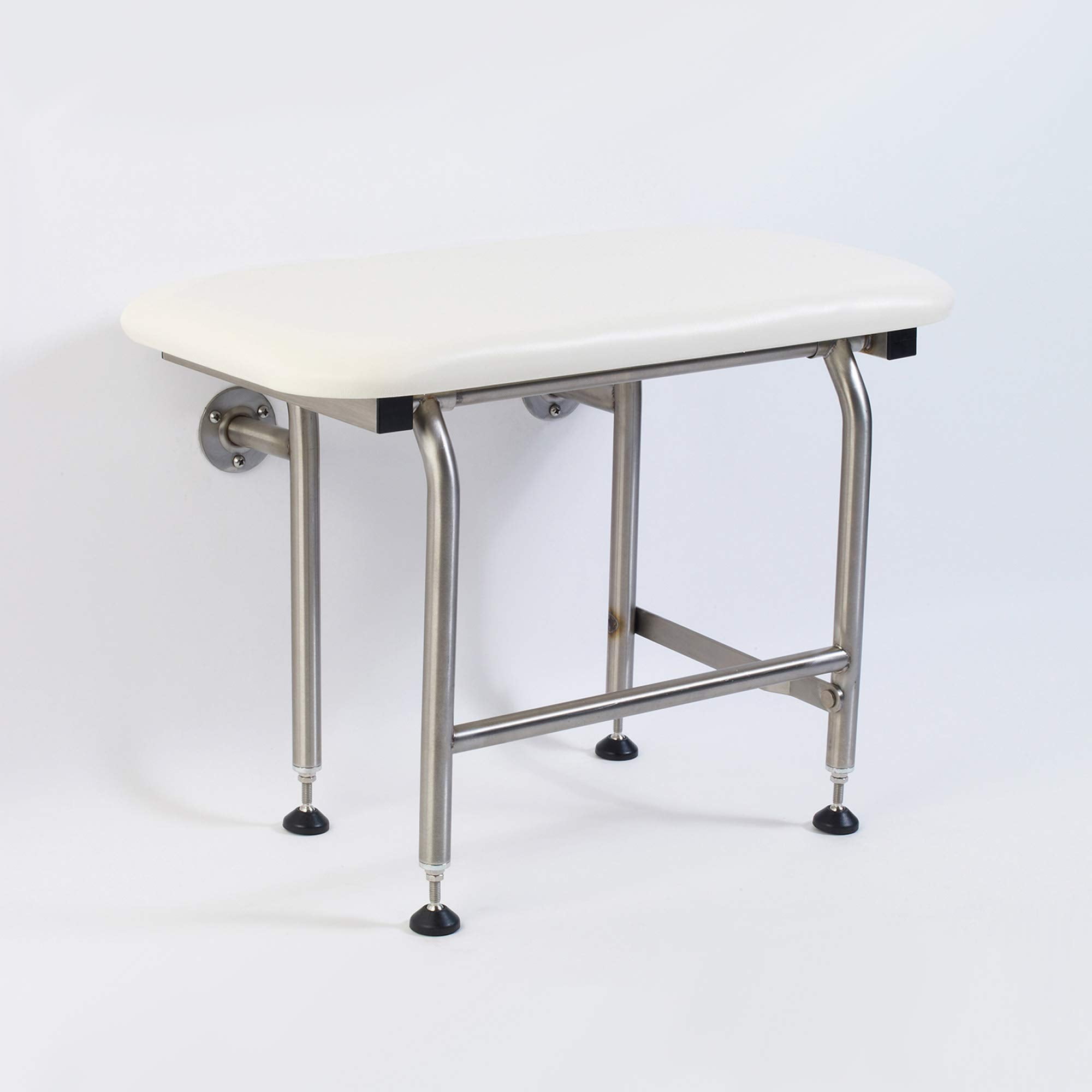 Padded Shower Seat with Legs, ADA Heavy Duty Shower Chair for Inside ...