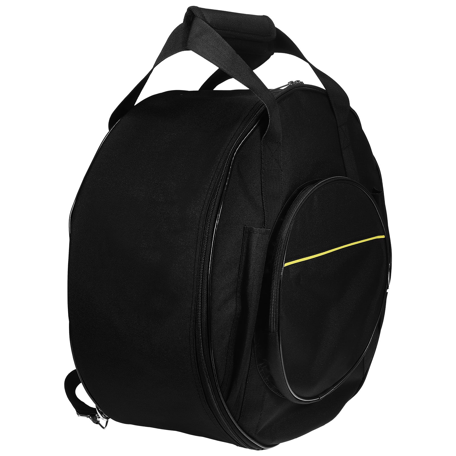 ETEREAUTY Black Snare Drum Case with Reinforced Buckles and Convenient ...