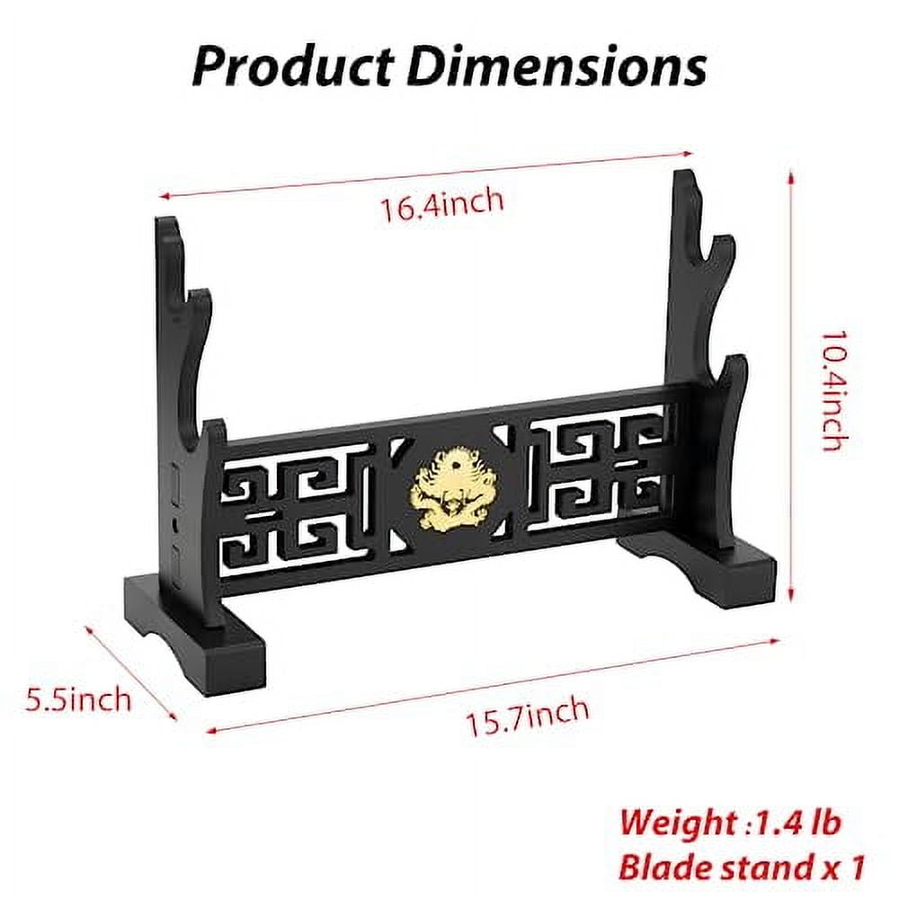Padded Sword Stand Display, Sword Katana Holder Rack, Japanese Genji ...