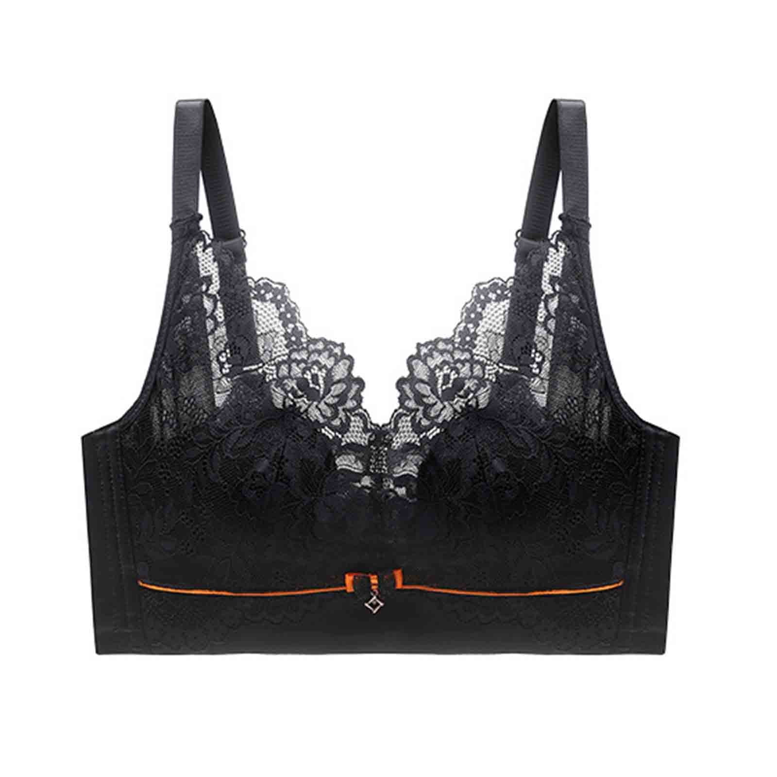 Padded Wireless Bras for Women Back-Smoothing Bra Feature V-Neck T ...