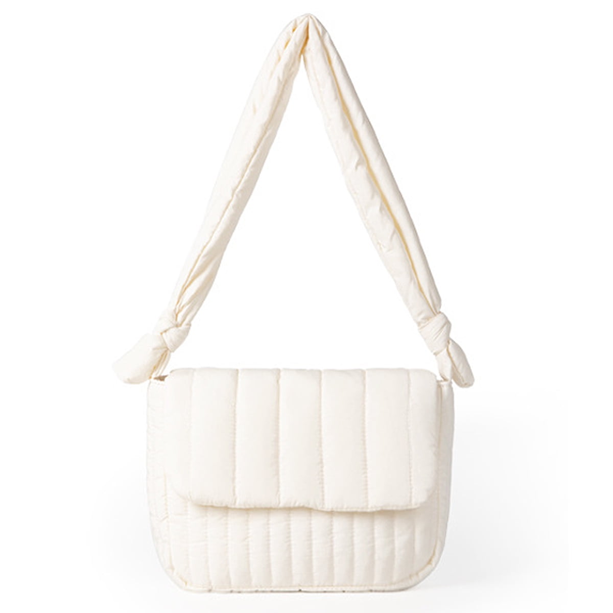 Padded shoulder bag, nylon, puffer, designer, crossbody, women, purse ...