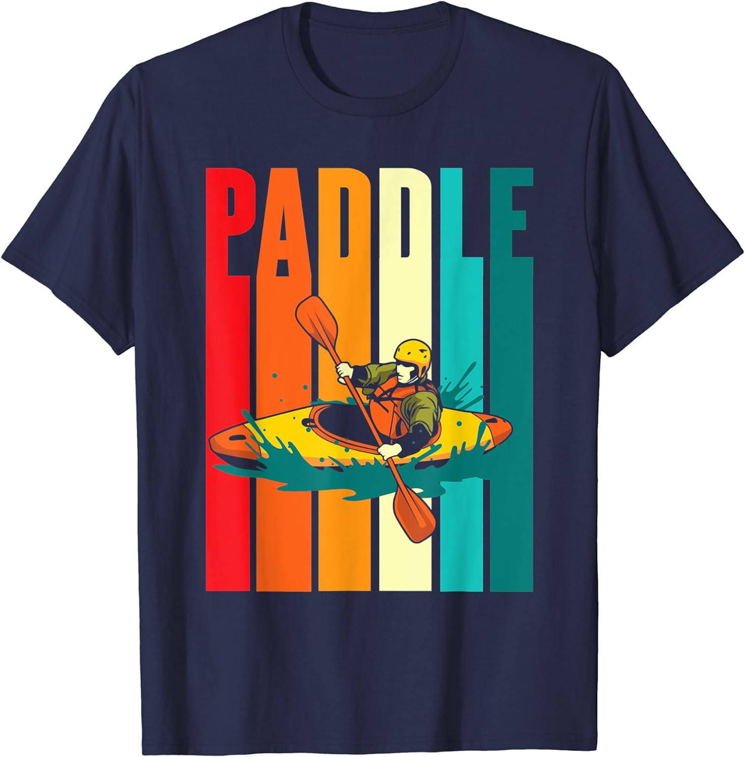 Paddel Gets Me Retro Paddel Together Kanu Paddel Boat Colors Women T ...