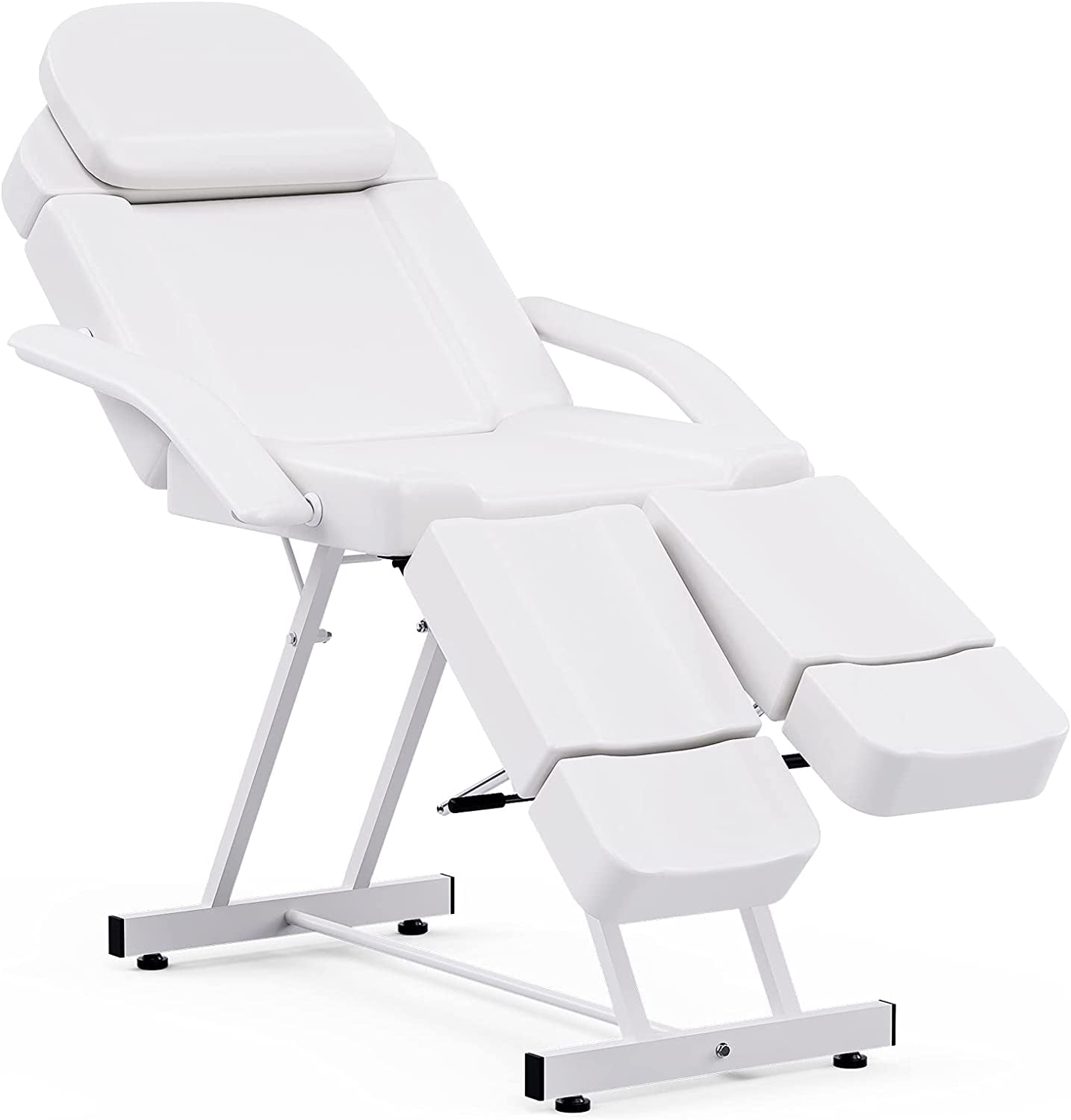 Paddie Multi-Purpose Facial Bed Lash Table with 2 Adjustable Split Legs ...