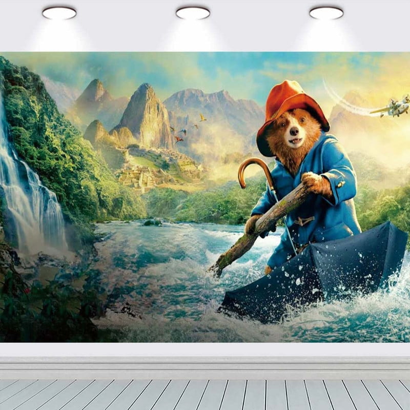 Paddington Bear Poster Backdrop Banner Party Supplies Birthday ...