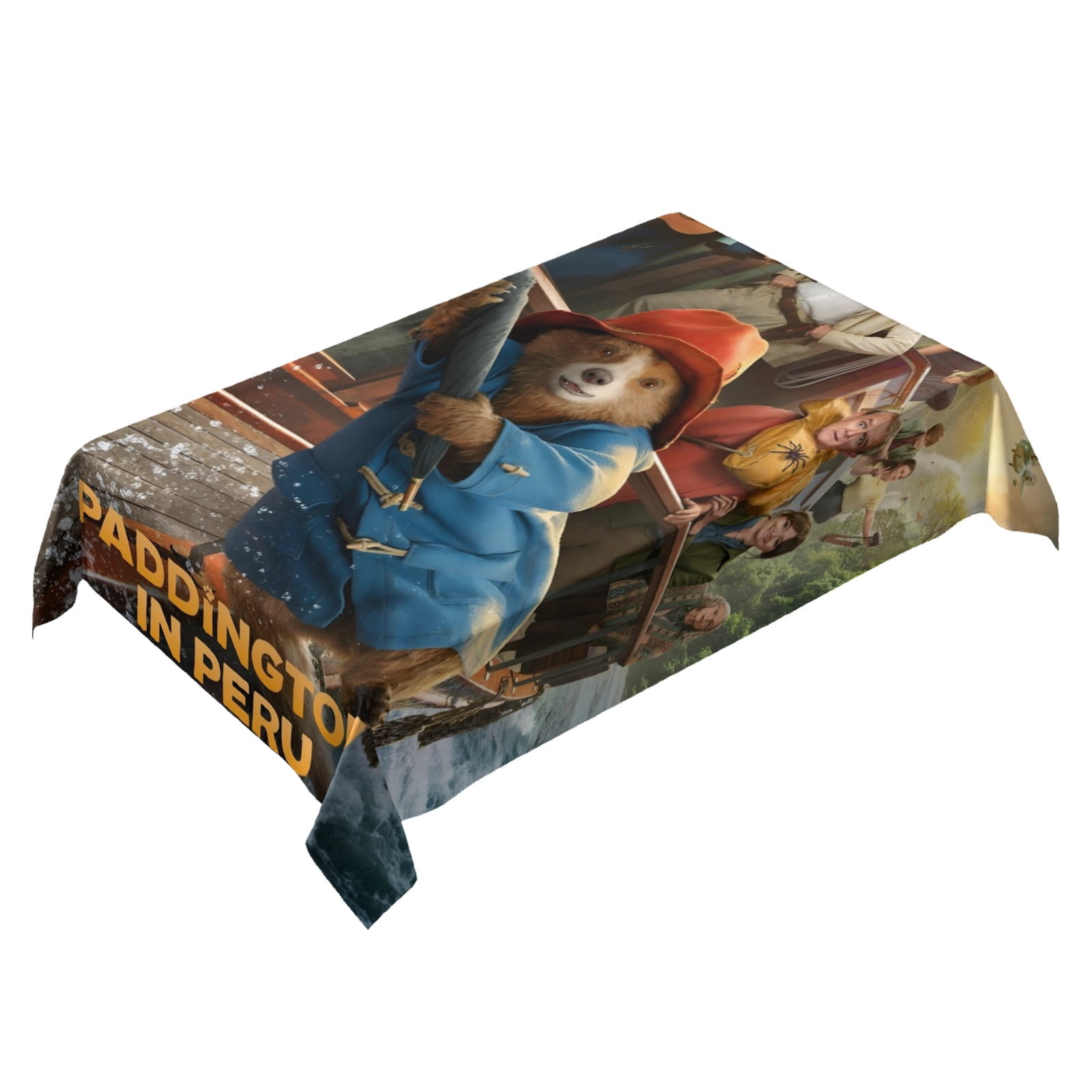 Paddington Bear-theme square tablecloth has an iconic print, fits most ...