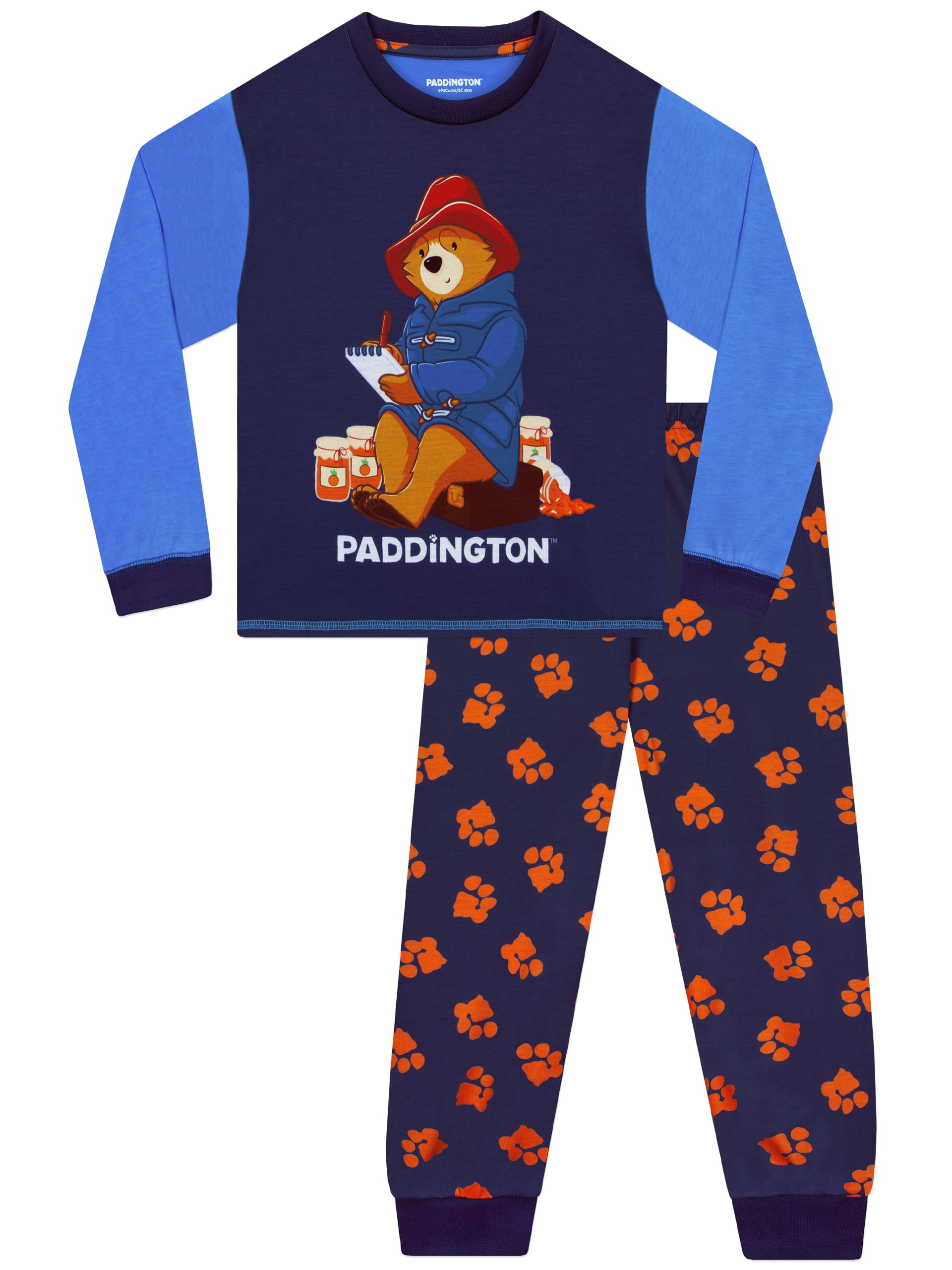 Paddington Boys Pajamas Blue Sizes 2T-8 - Walmart.com
