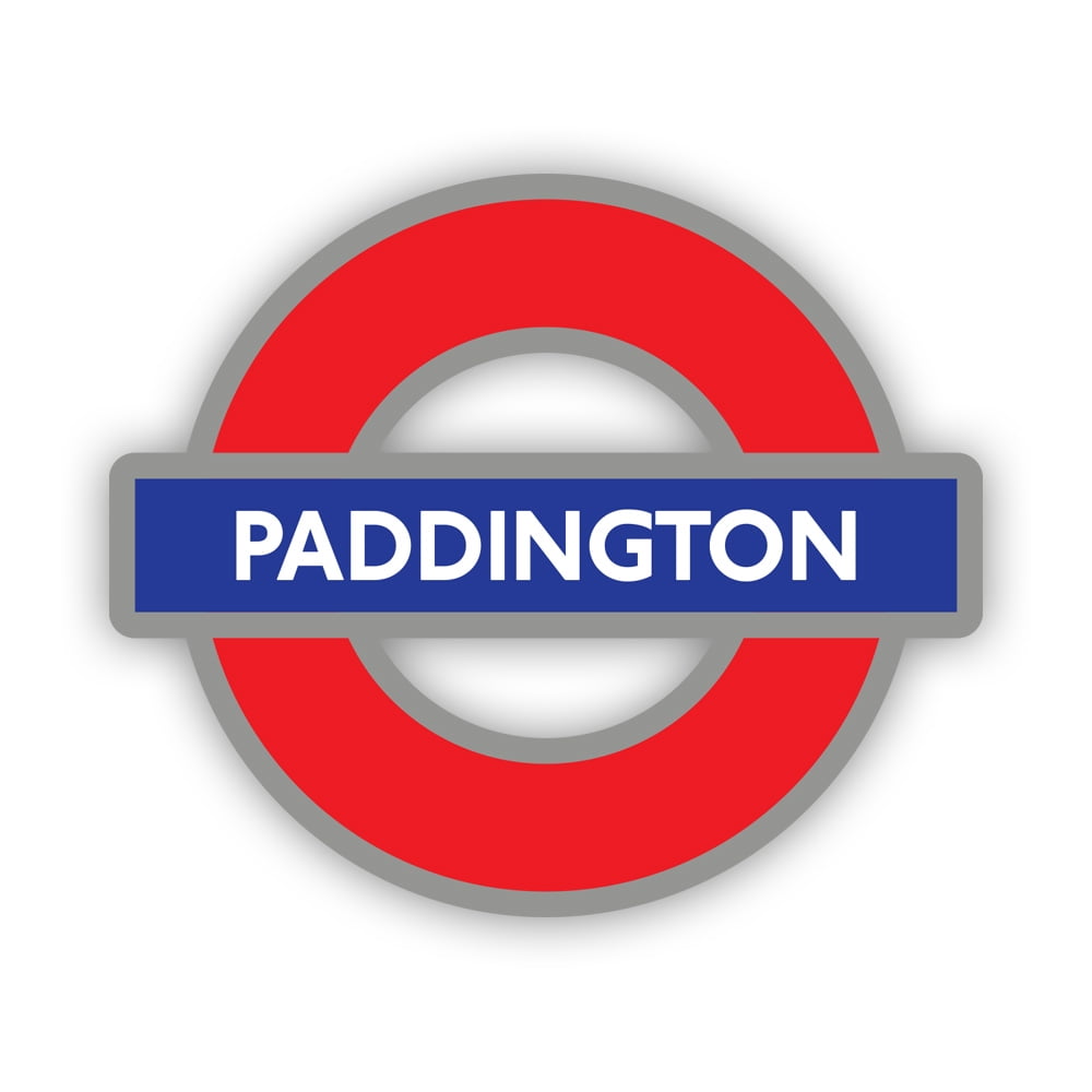 Paddington Tube Sign Roundel Sticker Decal - Self Adhesive Vinyl ...
