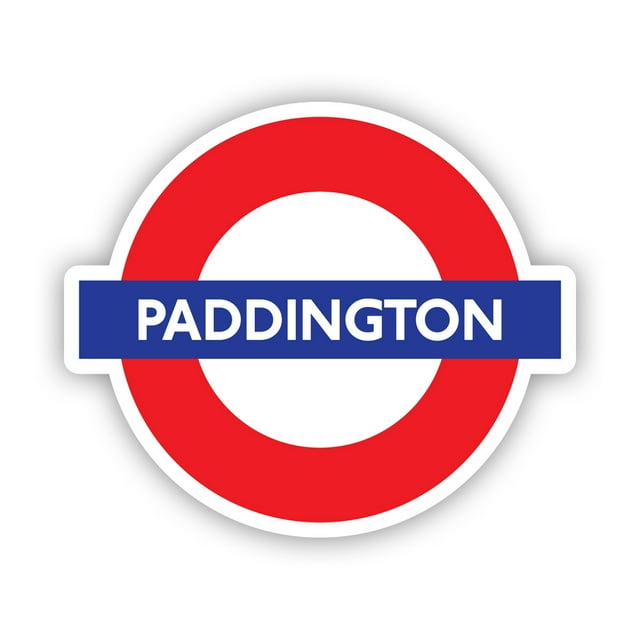 Paddington Tube Sign Roundel Sticker Decal - Self Adhesive Vinyl ...