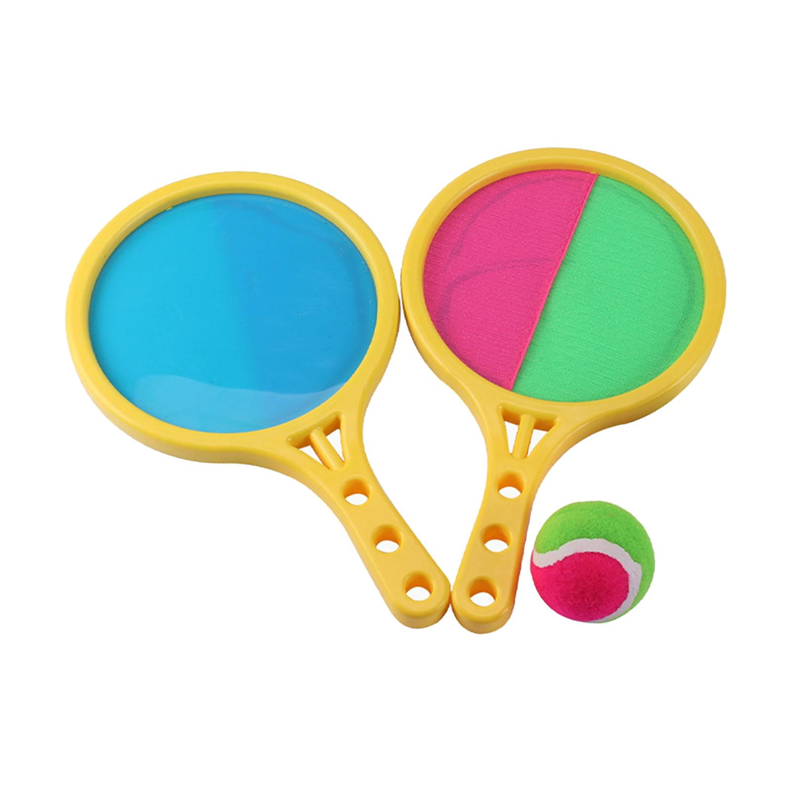 Paddle Balls Racket Set, Beach Toys Toss and Balls Disc Paddle 2 ...