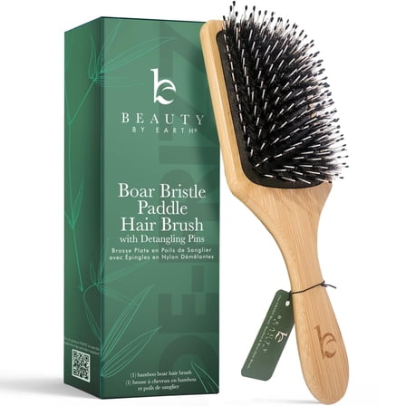 Denman Brush D38 Power Paddle Brush, Detangling Styling Cushion, Wet ...