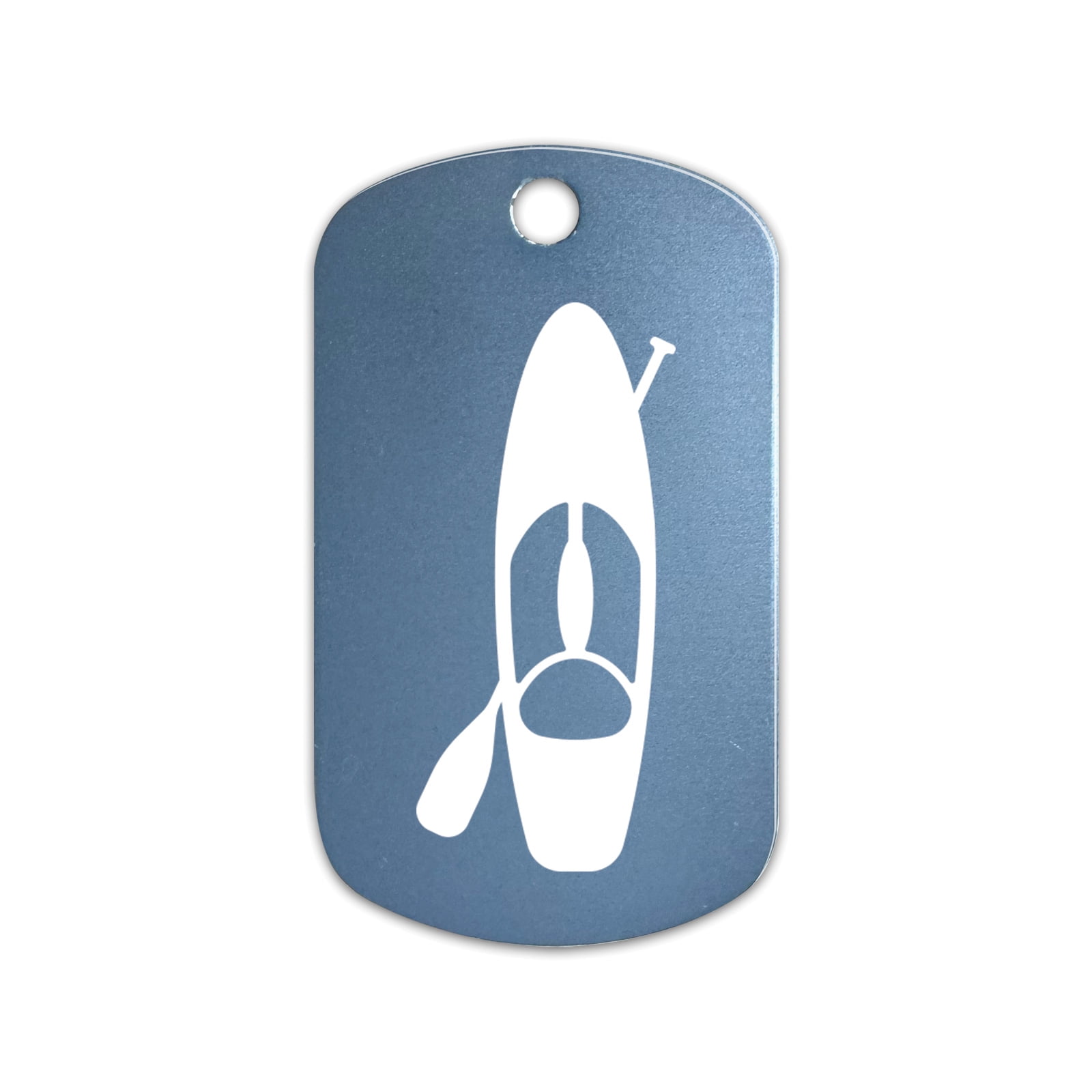 Paddle Board And Paddle GI Dog Tag Aluminum Keychain paddle boarding ...