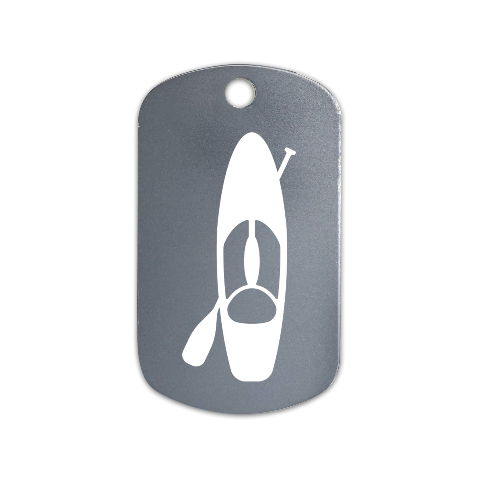 Paddle Board And Paddle GI Dog Tag Aluminum Keychain paddle boarding ...
