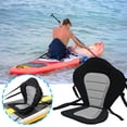 Paddle Board Seat Adjustable Padded Kayak Seat Canoe Backrest Seat ...