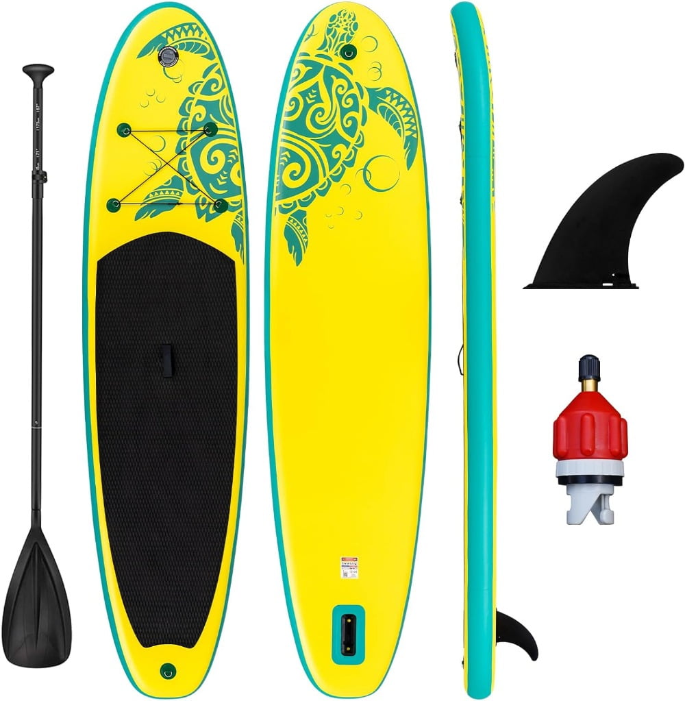 Paddle Boards Stand Up Paddleboard Wide Stable with Premium SUP Paddle ...
