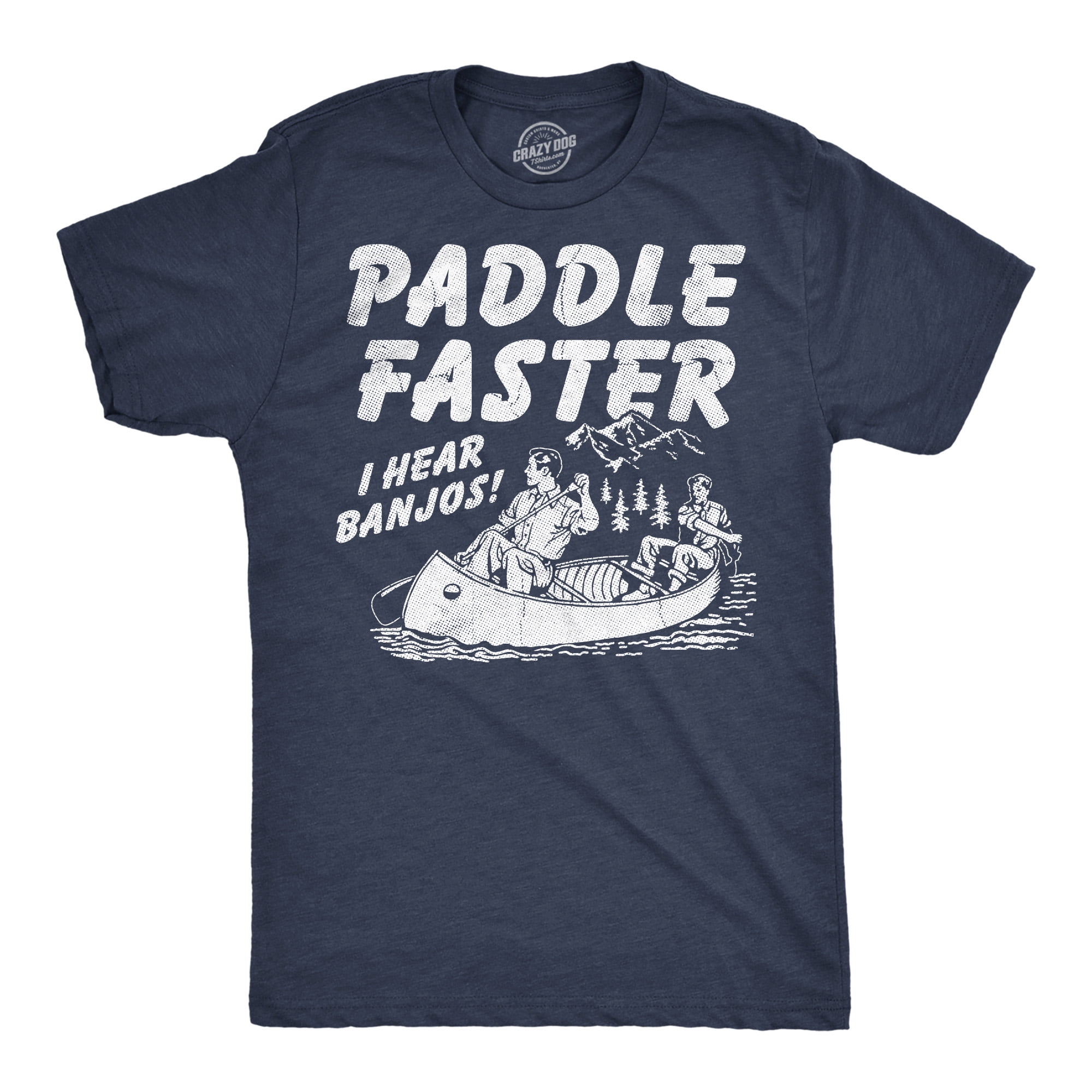 Paddle Faster I Hear Banjos Funny Vintage Movie T-Shirt Graphic Tees ...