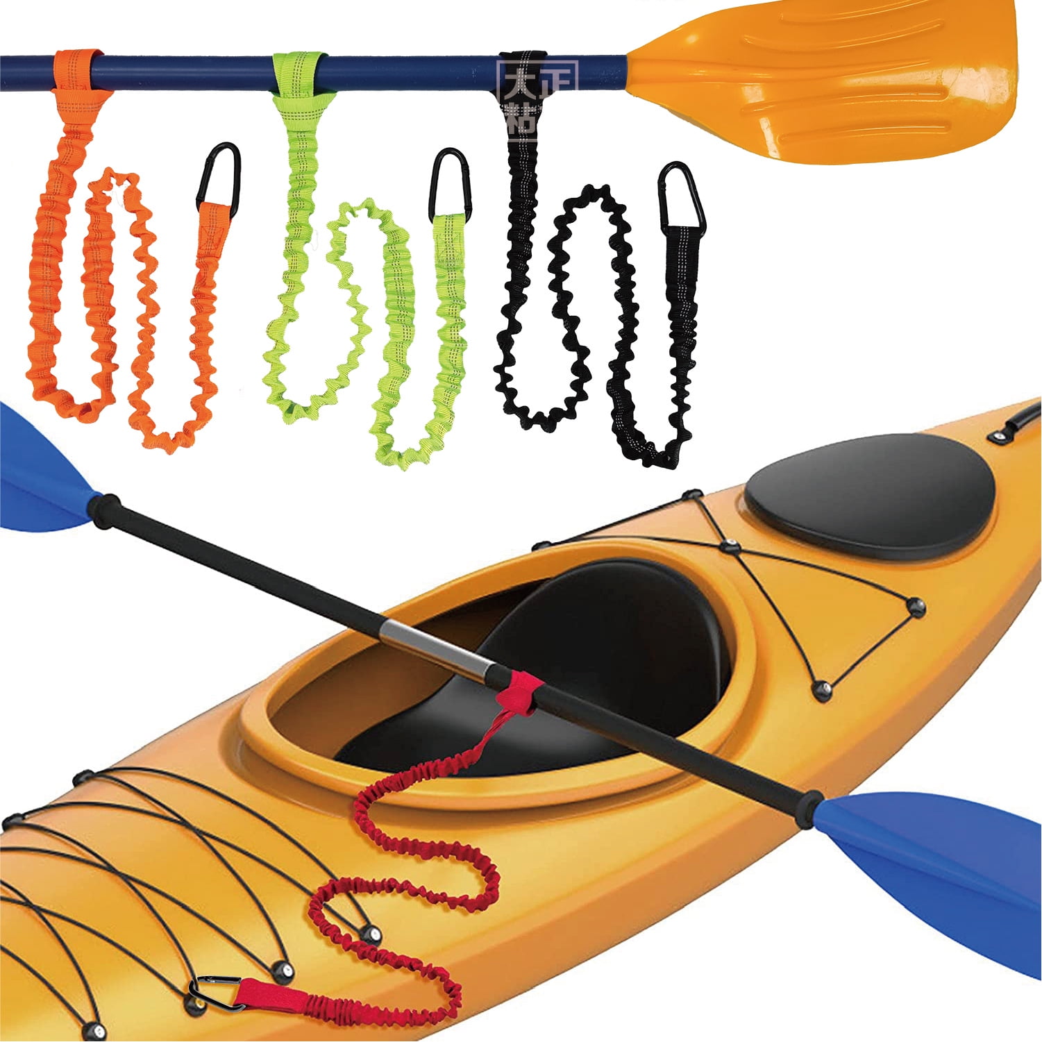 Paddle Leash Kayak Paddle Holder Tool Lanyard - 1 Pack Stretchable ...